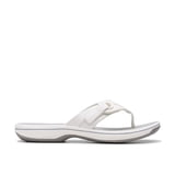 Clarks Breeze Reyna Sandal White 26181821 Women's Size 7 - Walmart.com
