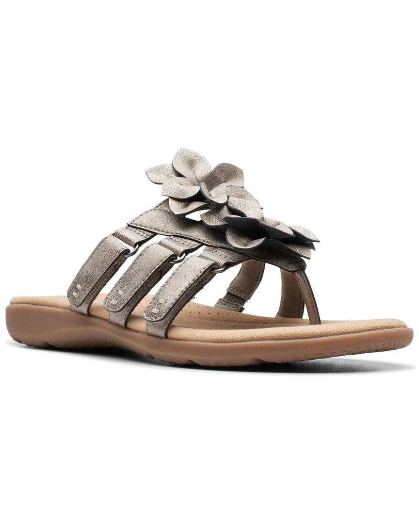 Clarks Elizabelle Mae Sandal, 10, Grey - Walmart.com