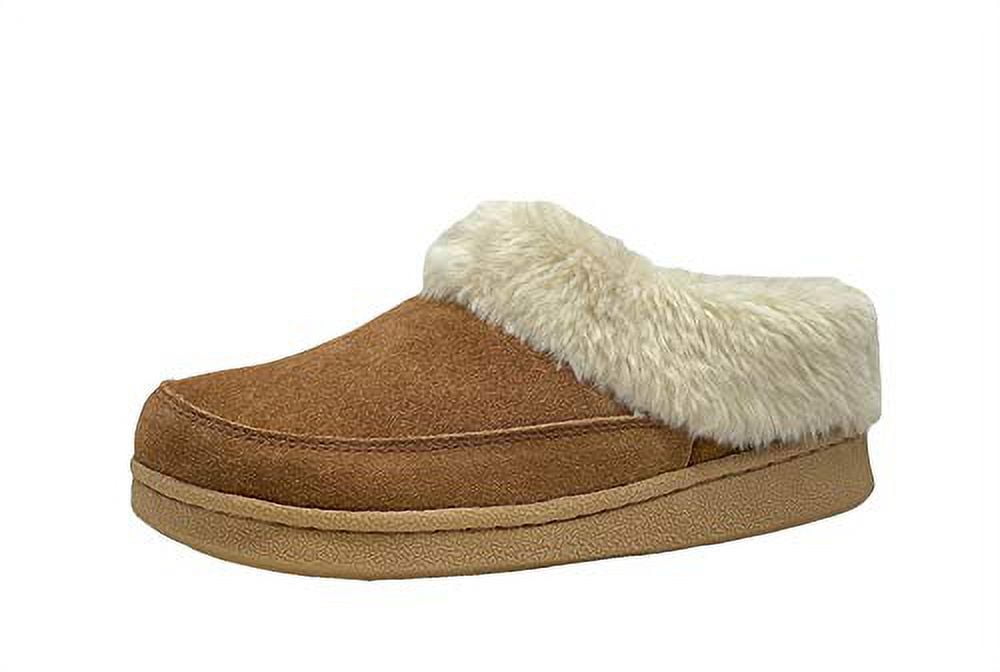 Clarks Faux Fur Lined Clog Slippers Warm Cozy Indoor Outdoor Plush ...