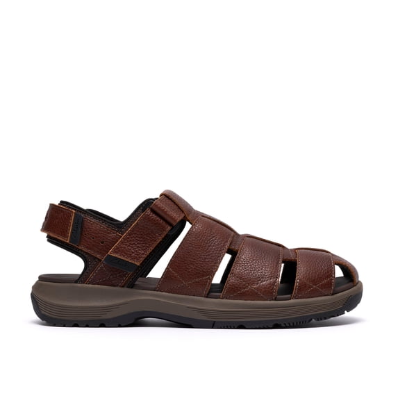 Clarks Guideview Cove Leather - Mens Open Toe Sandals - Walmart.com