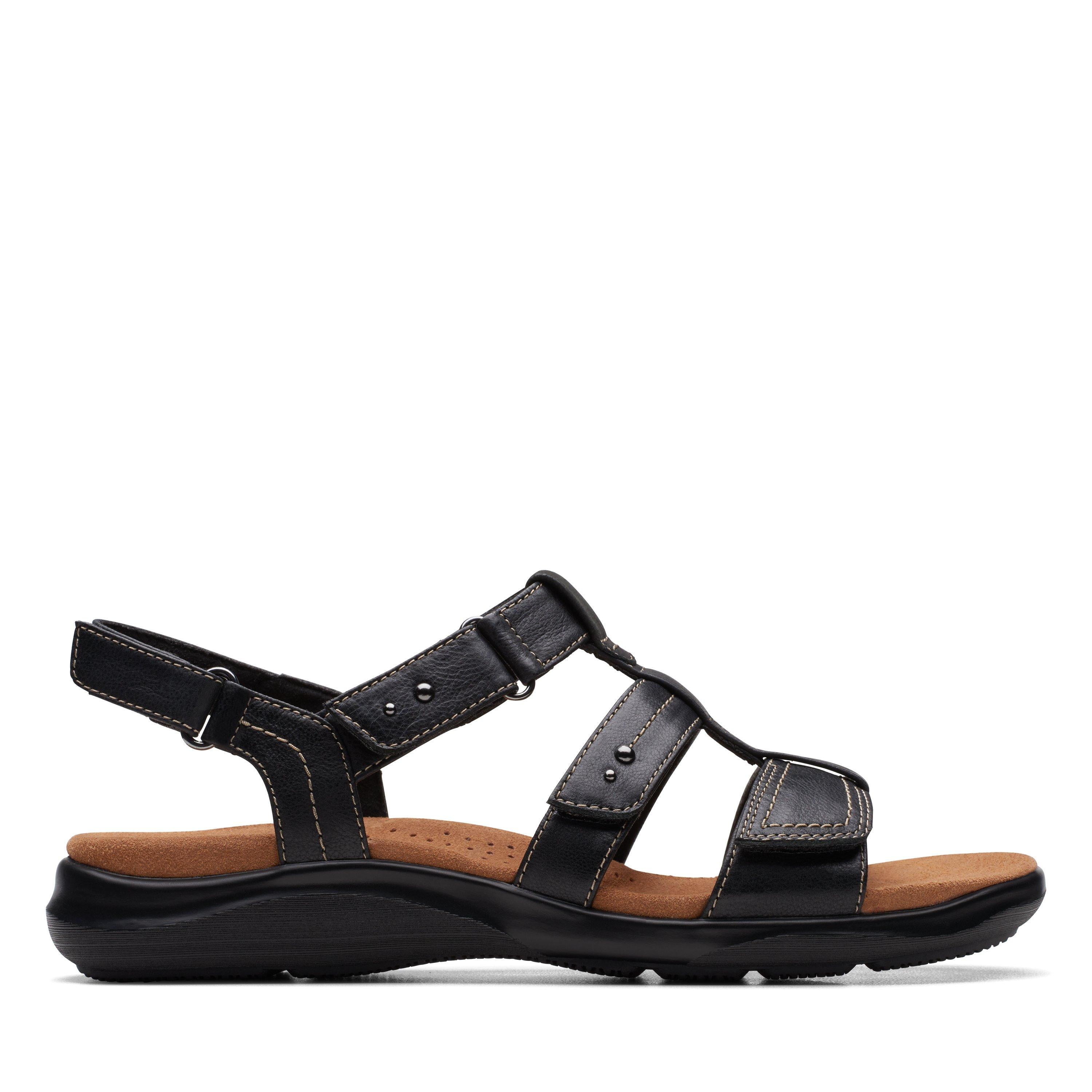 Clarks Kitly Step Womens Flat Sandals - Walmart.com