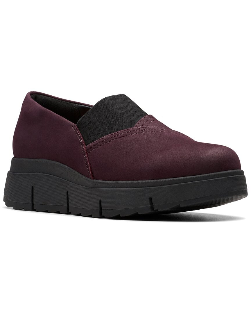 Clarks Loriini West Leather Flat, 8.5, Purple - Walmart.com