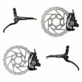 Clarks M3000 eBike Hydraulic Brake Pair Standard Post Mount 180/160mm ...