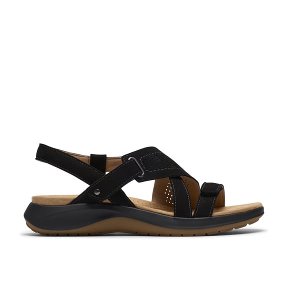 Clarks Maelynn Abby Leather - Womens Slip-On Slide Sandals - Walmart.com