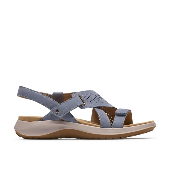 Clarks Maelynn Gem Nubuck -Womens T-Bar Open Toe Sandals - Walmart.com