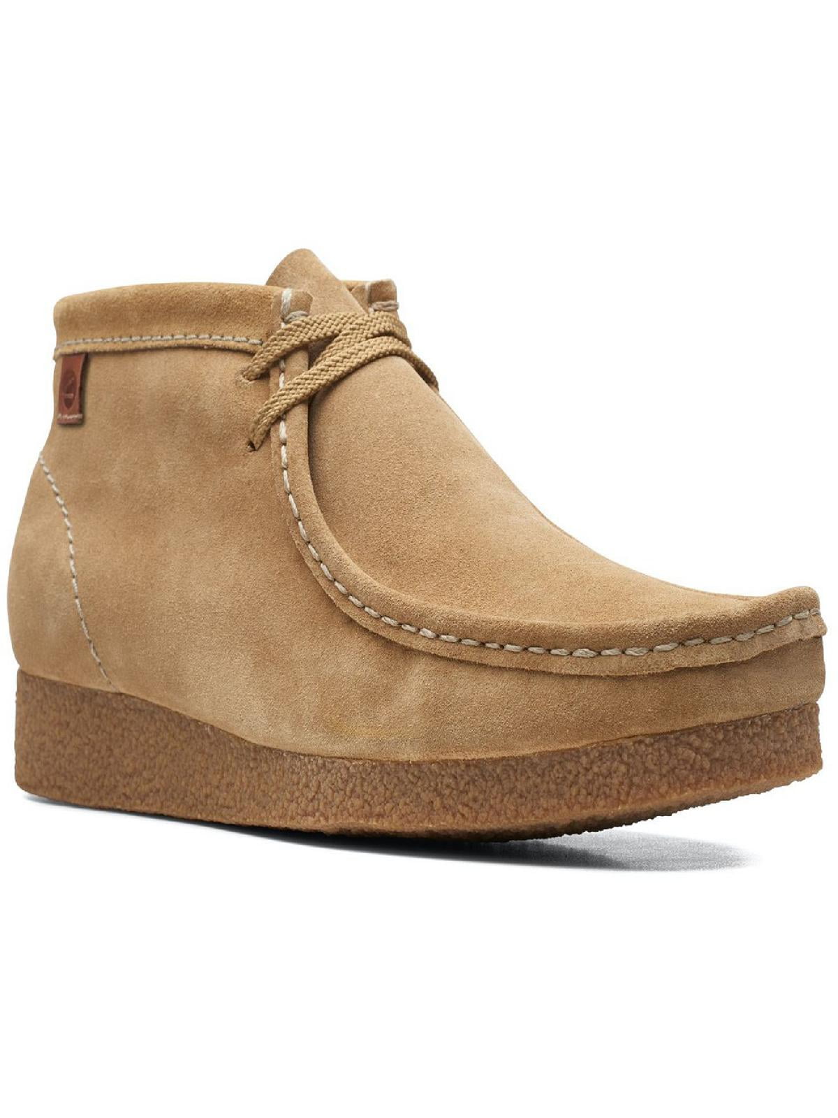 Clarks Men's Shacre Suede Wallabee Lace Up Moc Toe Ankle Boot - Walmart.com