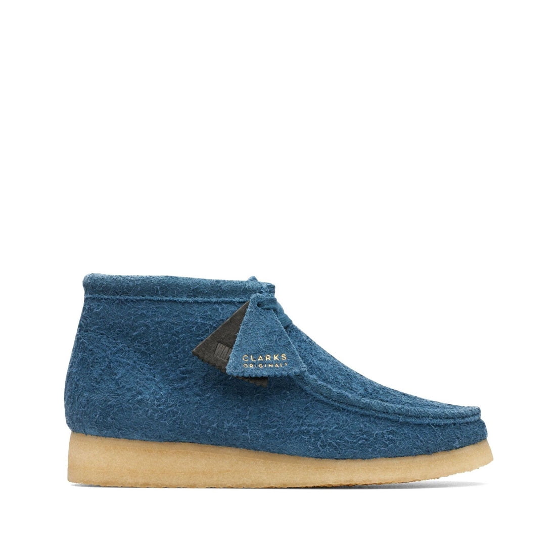 Clarks Men's Wallabee Boot Oxford, Deep Blue Suede - Walmart.com