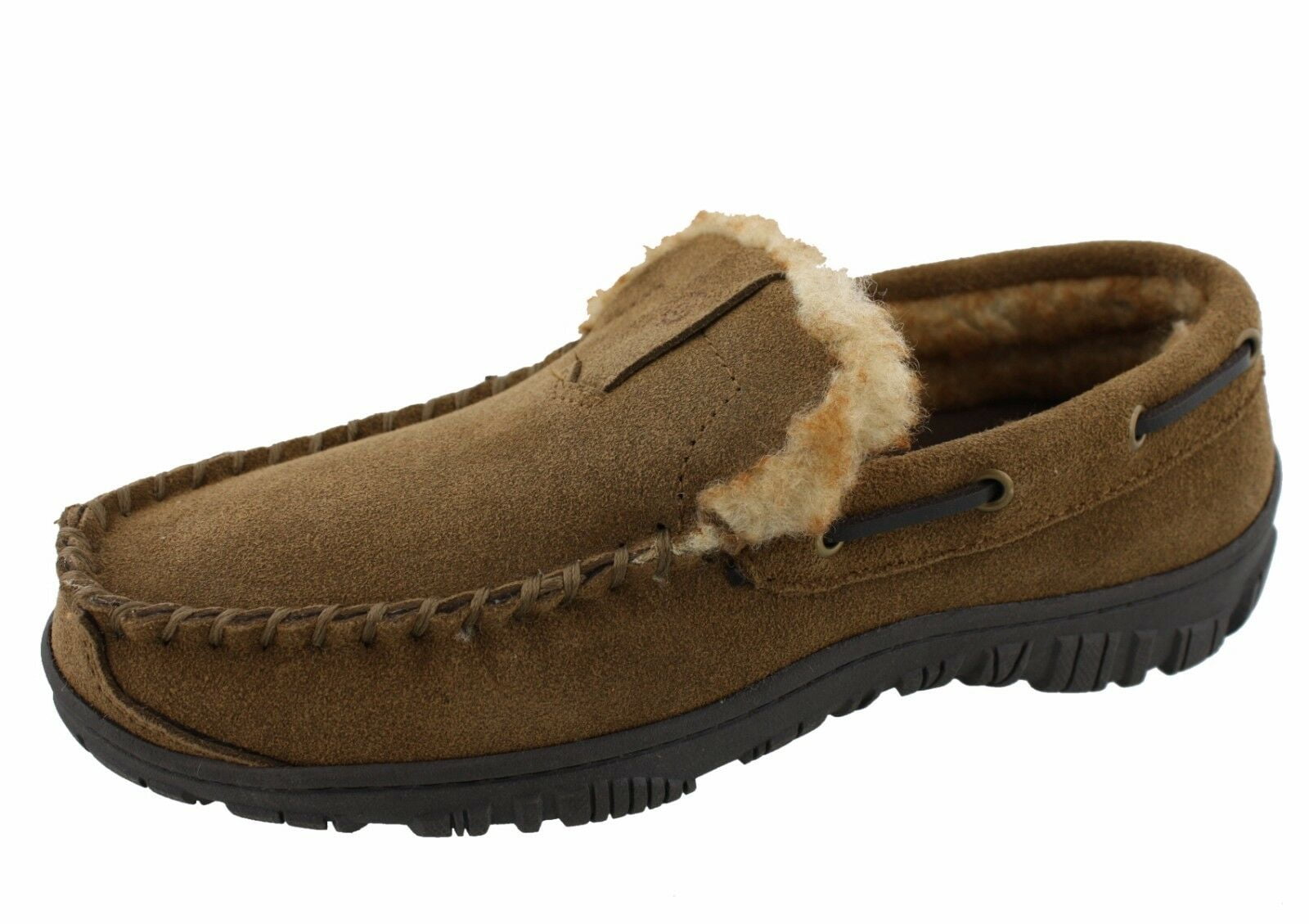 Clarks Men's Warren Moccasin Winter Slippers - Walmart.com