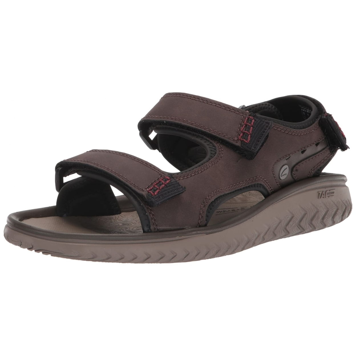 Clarks Men's Wesley Bay Flat Sandal AD TEMPLATE SIZE - Walmart.com