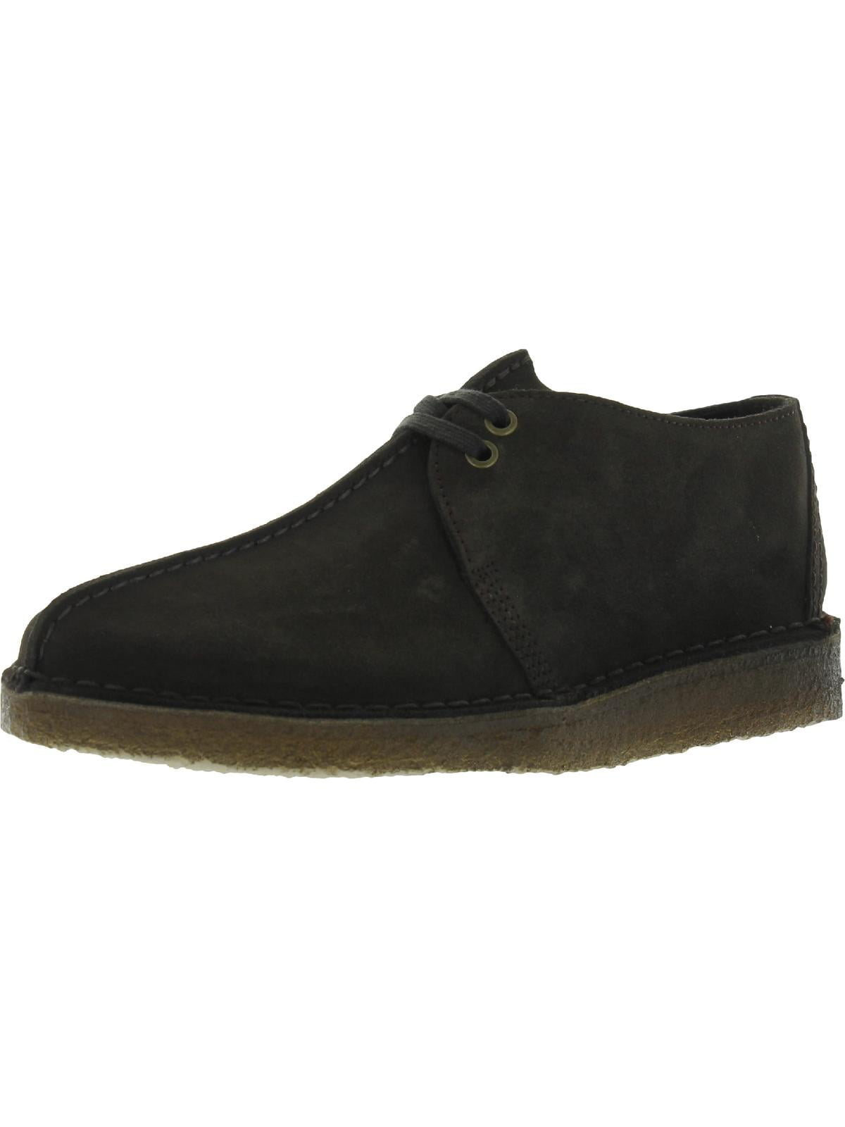 Clarks Mens Desert Trek Leather Mixed Media Chukka Boots - Walmart.com