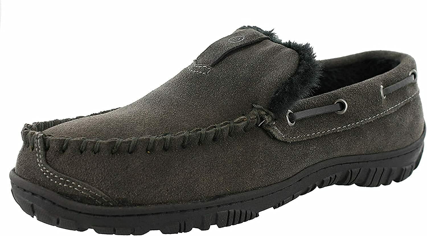 Clarks Mens Slippers Suede Venetian Moccasin Indoor & Outdoor Warm And ...
