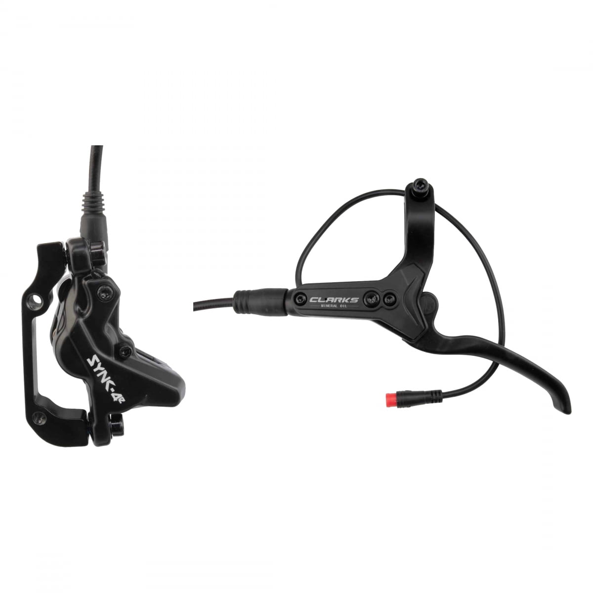 Clarks SYNC-4E Hydraulic Brake Front Post/IS Mount No Rotor Mineral Oil ...