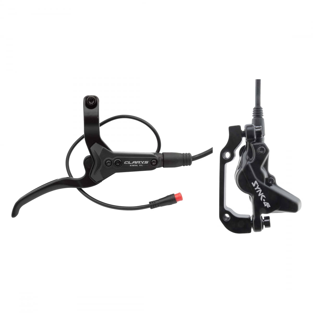 Clarks SYNC-4E Hydraulic Brake Rear Post/IS Mount No Rotor Mineral Oil ...