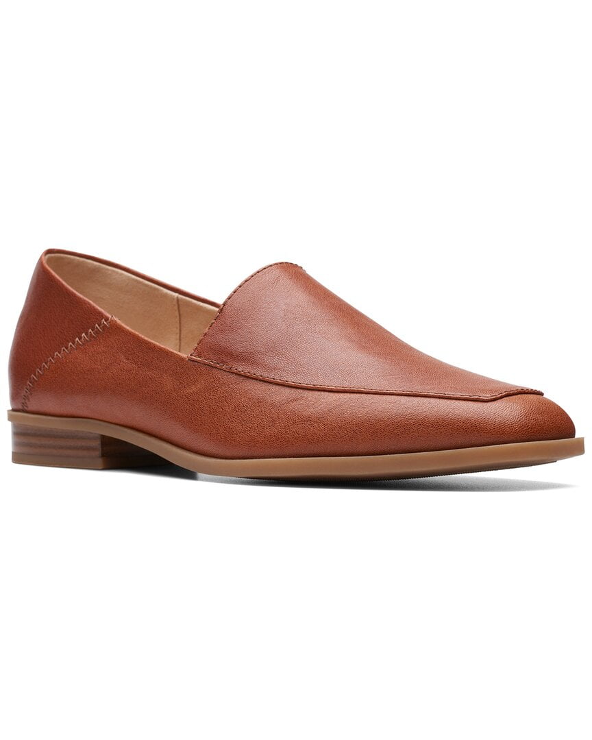 Clarks Sarafyna Freva Leather Flat, 6, Brown - Walmart.com