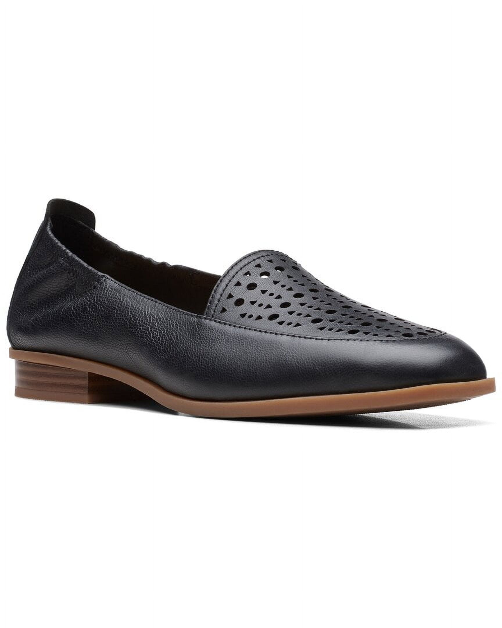 Clarks Women's Sarafyna Sky Dress Loafer, Black leather - Walmart.com
