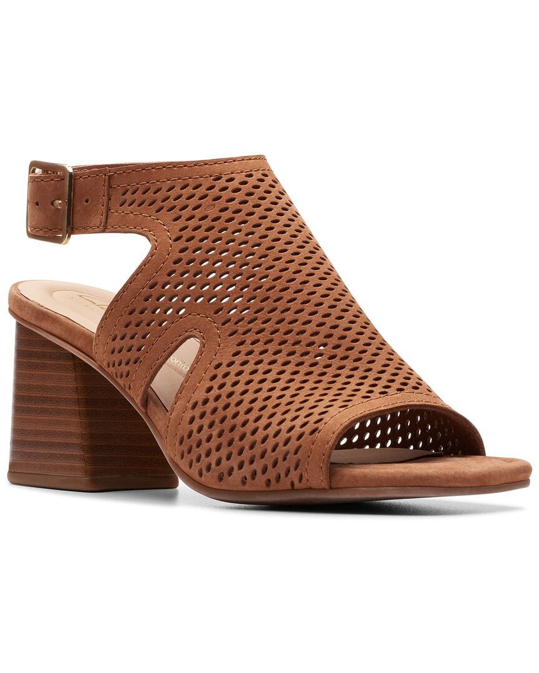 Clarks Siara65 Flow Leather Sandal, 9, Brown - Walmart.com