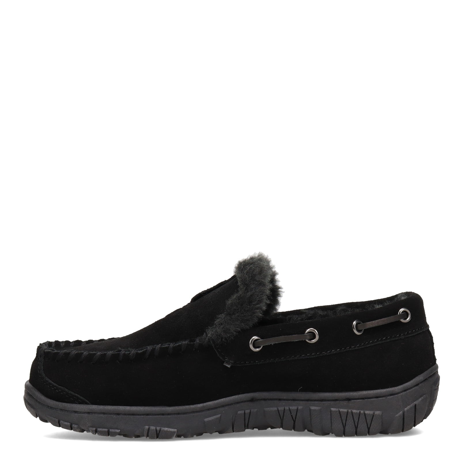 Clarks Venetian Suede Fur Lined Slip On Casual Loafer Moccasin Slippers ...
