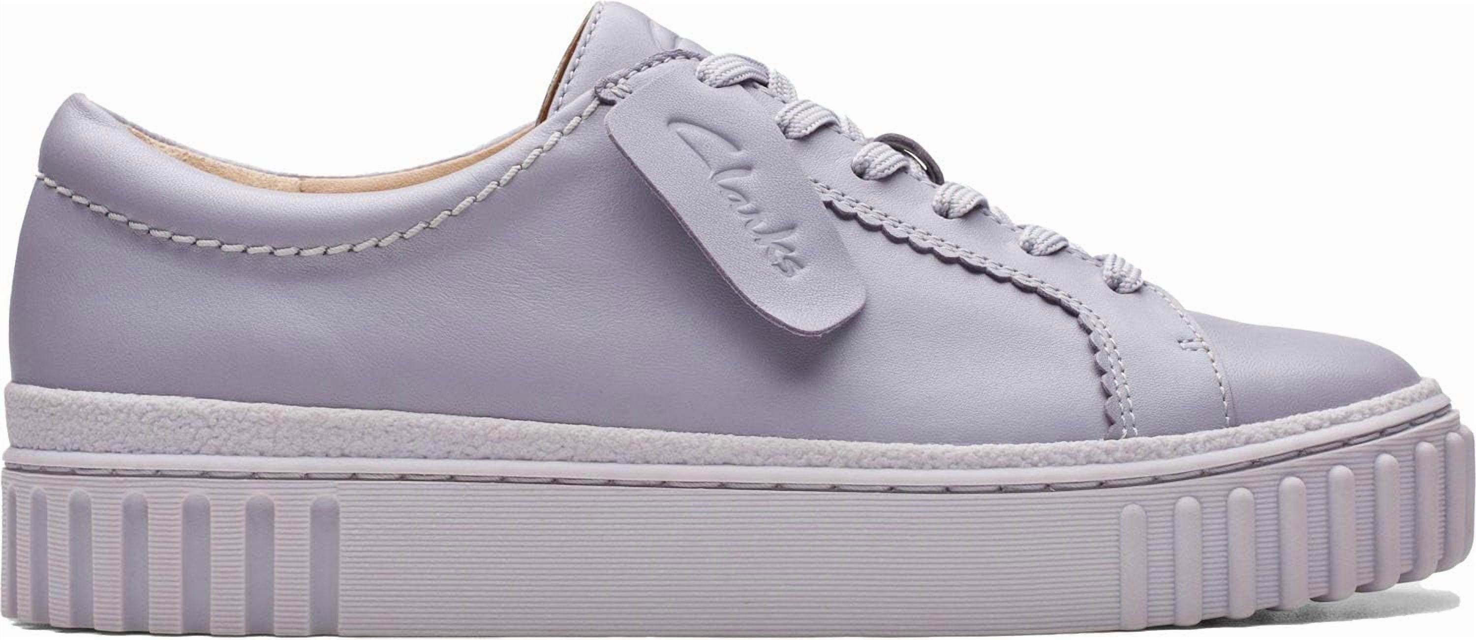 Clarks Women's Mayhill Walk Sneakers, Lilac Leather, 6.5 M US - Walmart.com