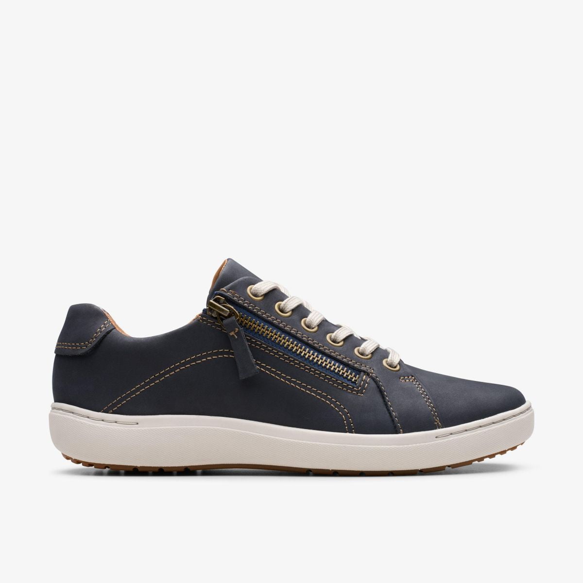 Clarks Women's Nalle Lace Sneaker Navy Nubuck - 26163570 - Walmart.com
