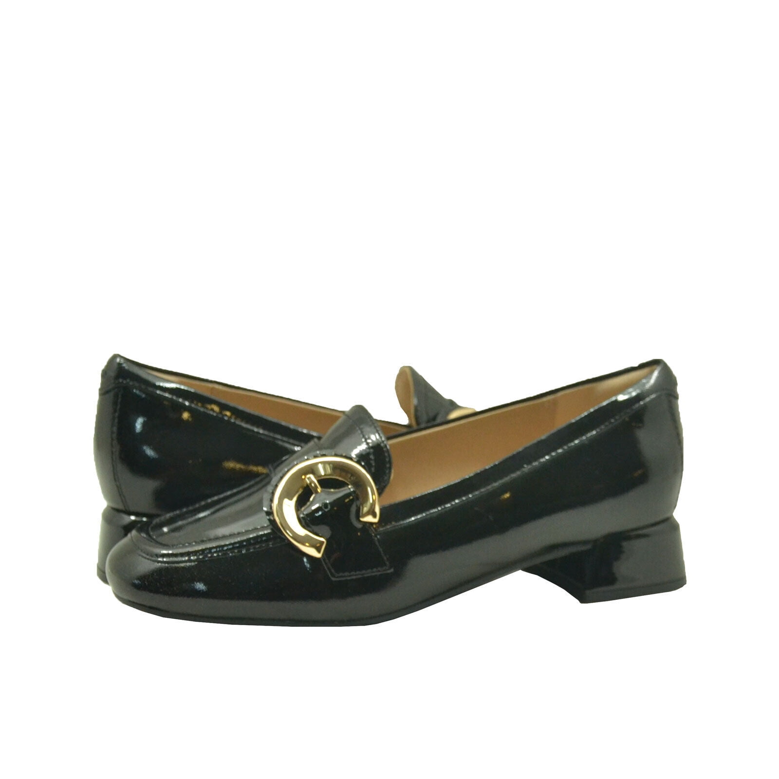 Clarks Women's Shoes Daiss 30 Trim Patent Leather Slip-on Loafer Pumps ...
