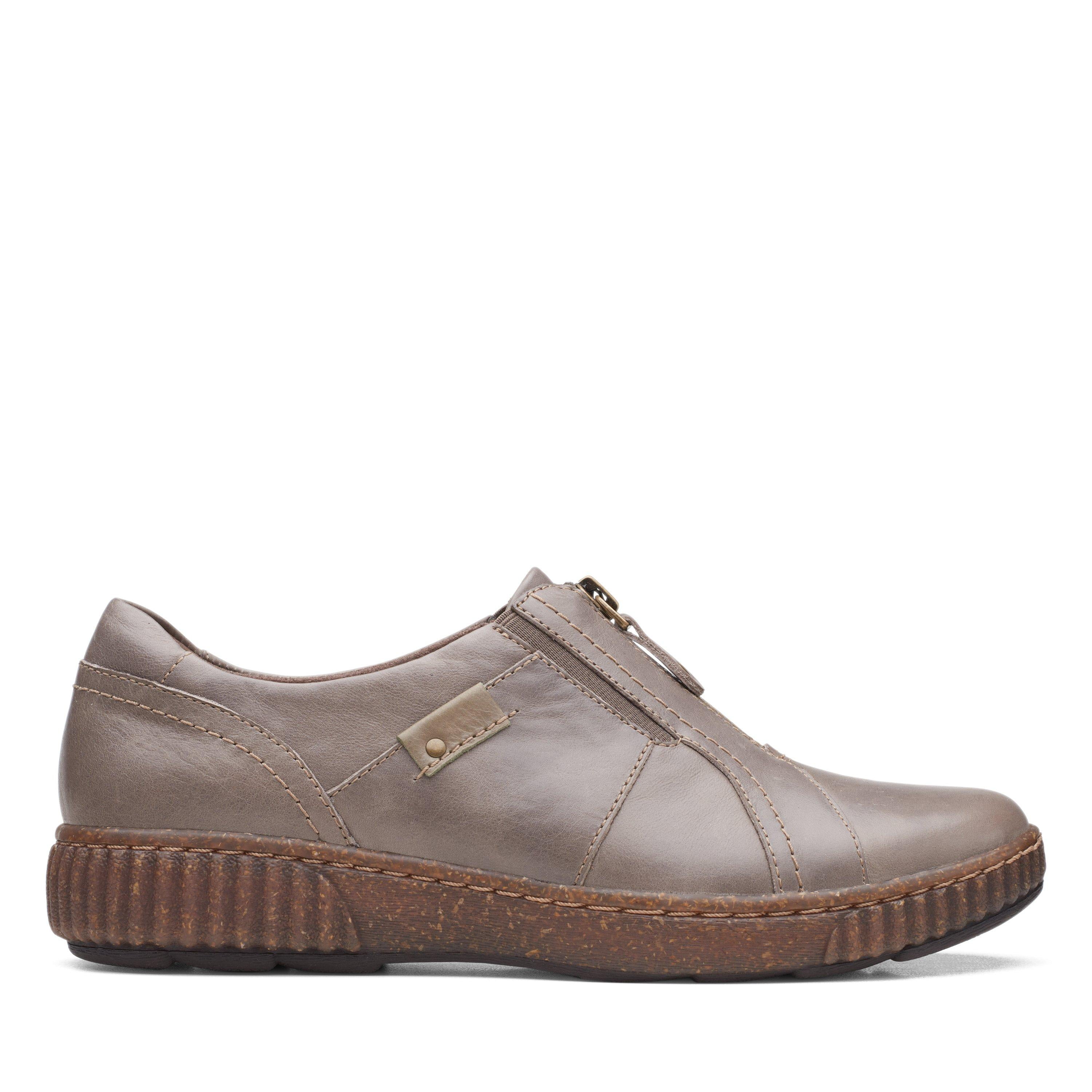 Clarks Magnolia Zip Womens Slip-Ons - Walmart.com