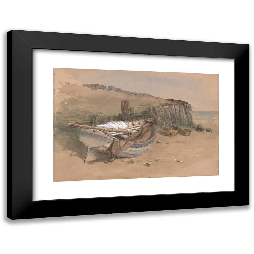 Clarkson Stanfield 14x11 Black Modern Framed Museum Art Print Titled ...