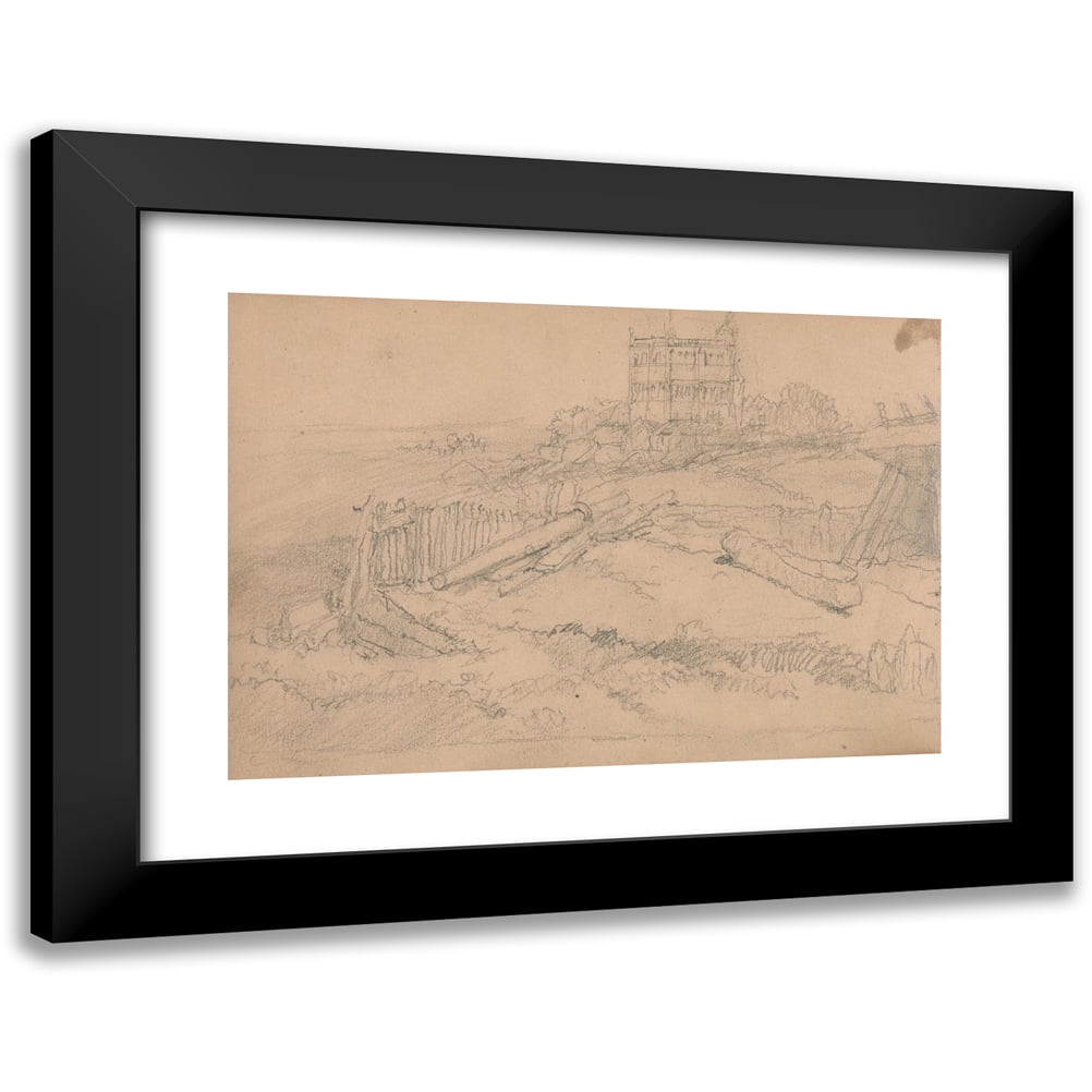Clarkson Stanfield 18x14 Black Modern Framed Museum Art Print Titled ...