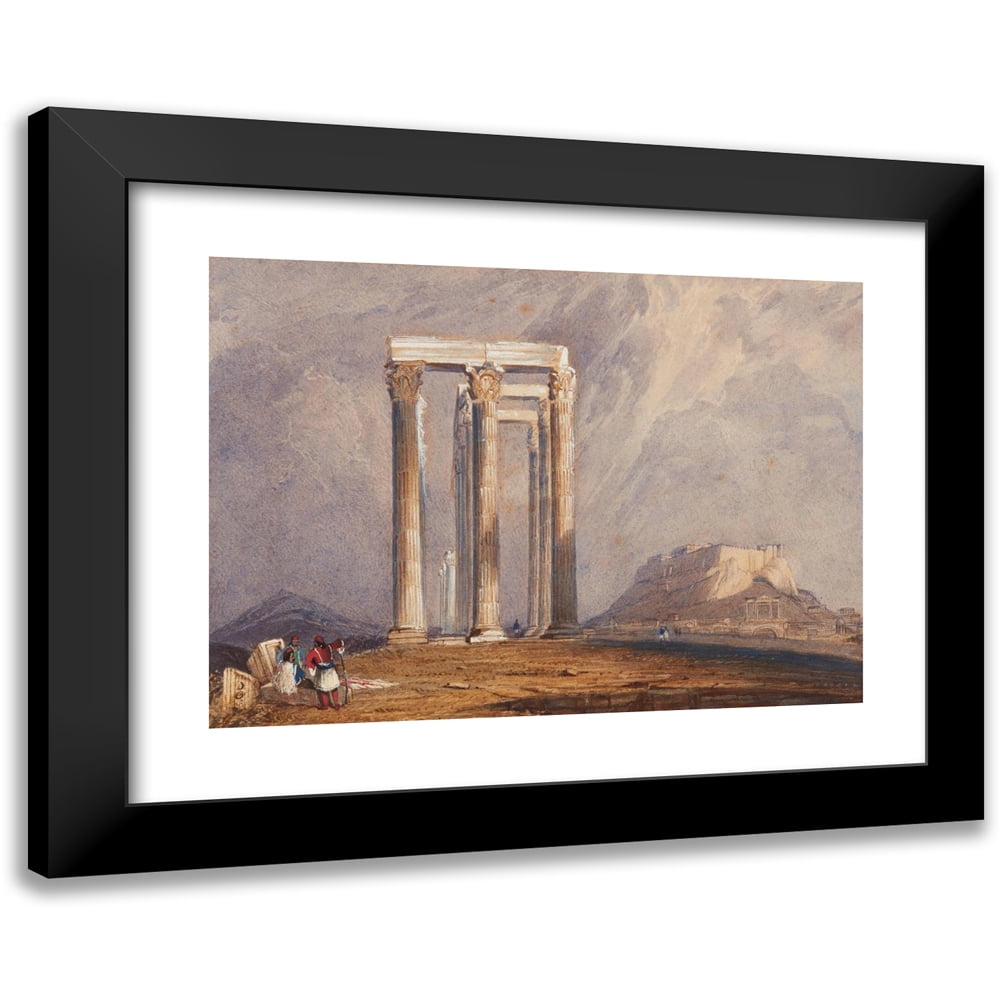 Clarkson Stanfield 24x18 Black Modern Framed Museum Art Print Titled ...