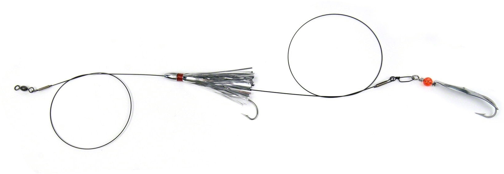 Clarkspoon Fishing Lure MDS-0RBMS Mackerel Duster Rig 0 Spoon Sil ...