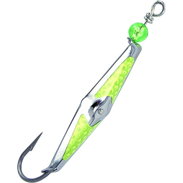 Clarkspoon No. 0 Hook, Chartreuse Flash, Fishing Spoons - Walmart.com