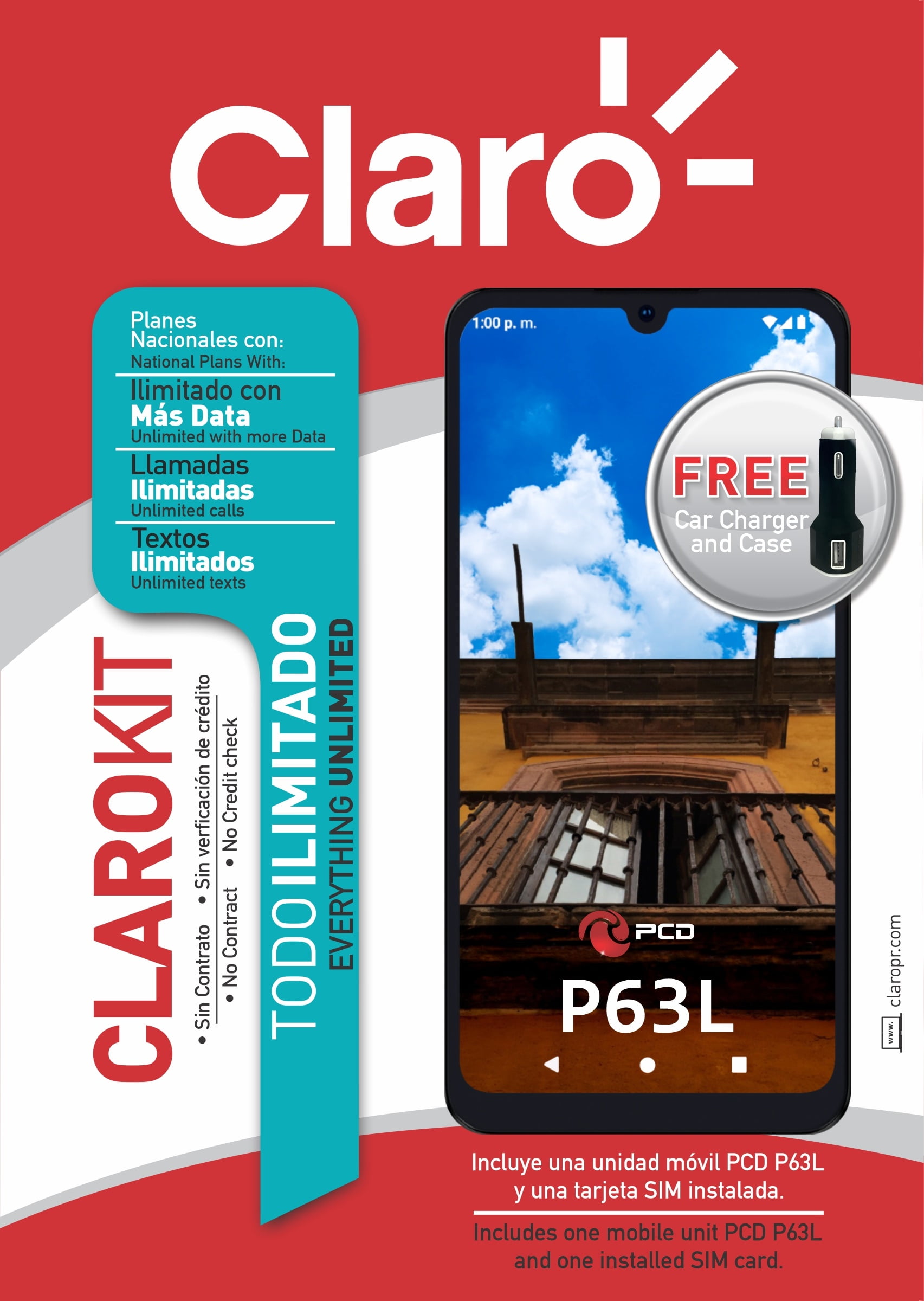 Claro Pcd P63l - Walmart.com