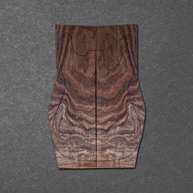 Claro Walnut Electric Guitar Drop Top Stratocaster (ES) Set ...