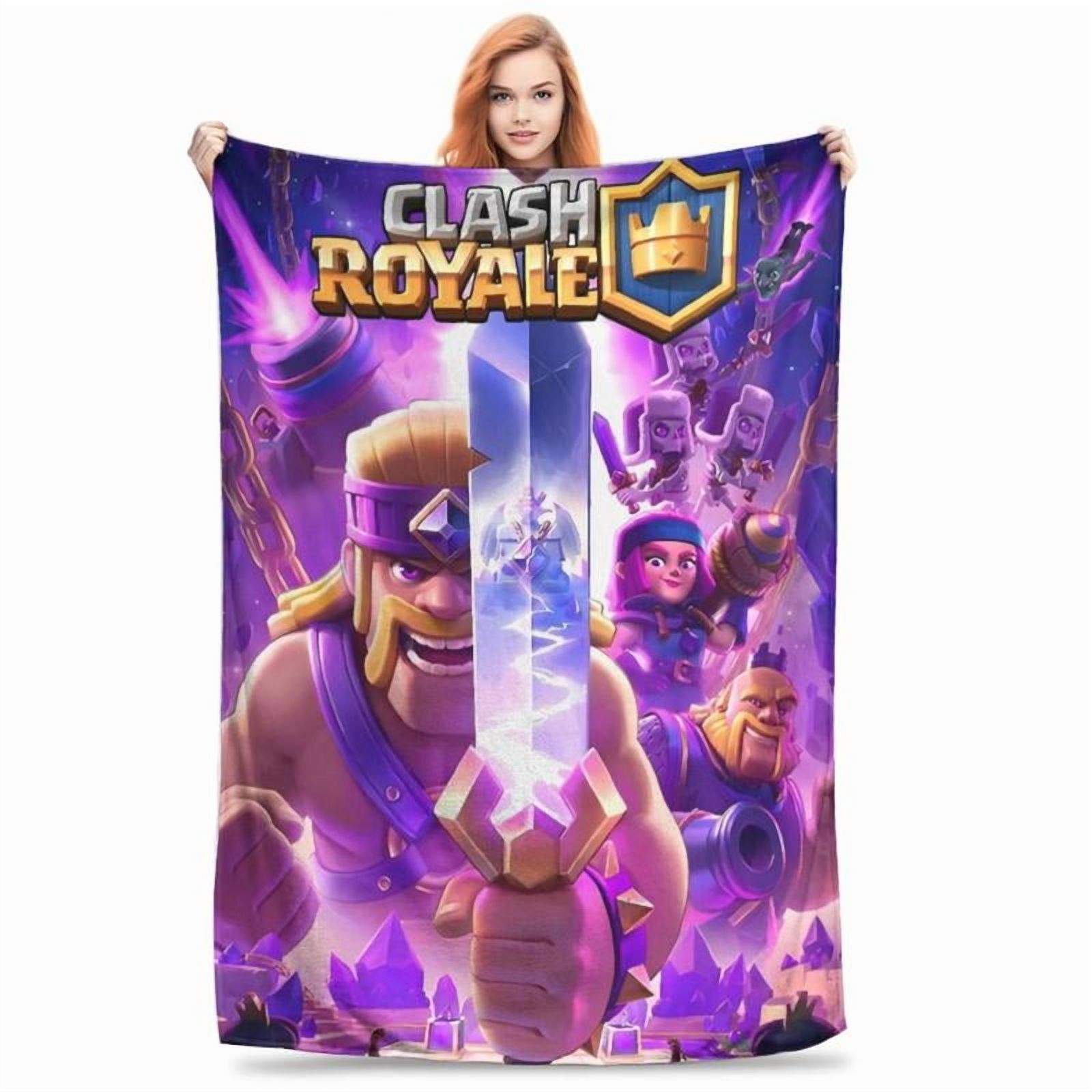 Clash Royale Game Super Soft Blanket Kids Plush Throw Blanket Street ...