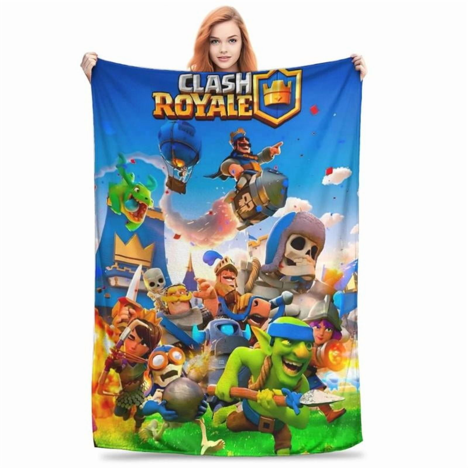 Clash Royale Game Super Soft Blanket Kids Plush Throw Blanket Street ...