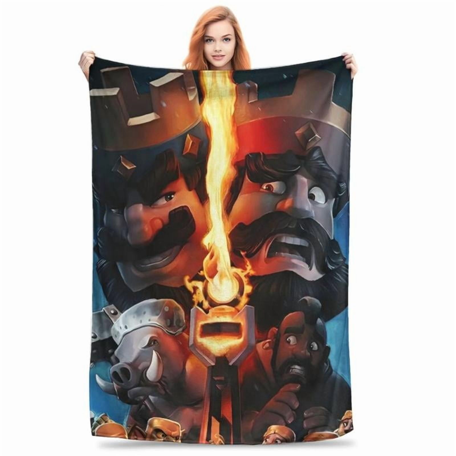 Clash Royale Game Super Soft Blanket Kids Plush Throw Blanket Street ...