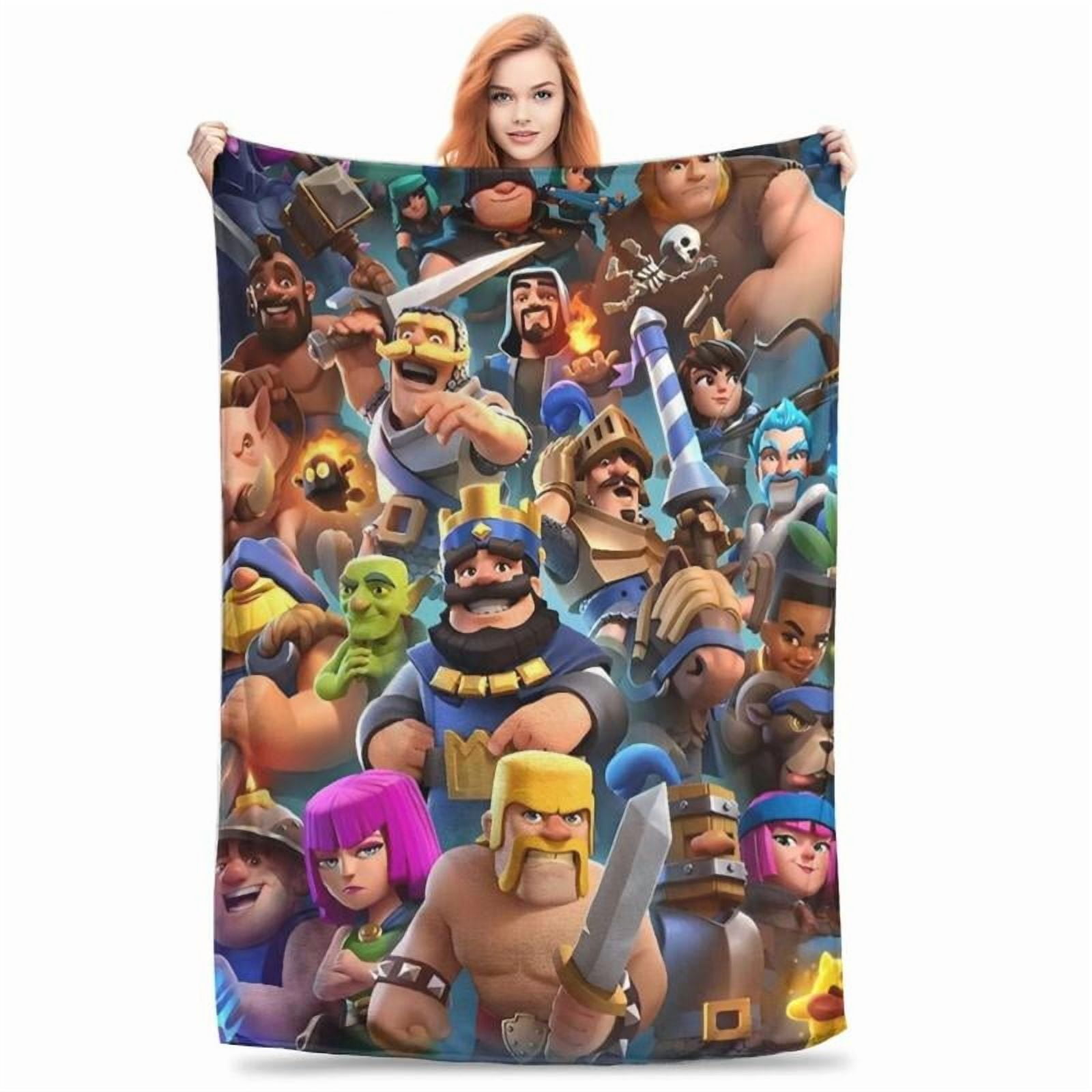 Clash Royale Game Super Soft Blanket Kids Plush Throw Blanket Street ...