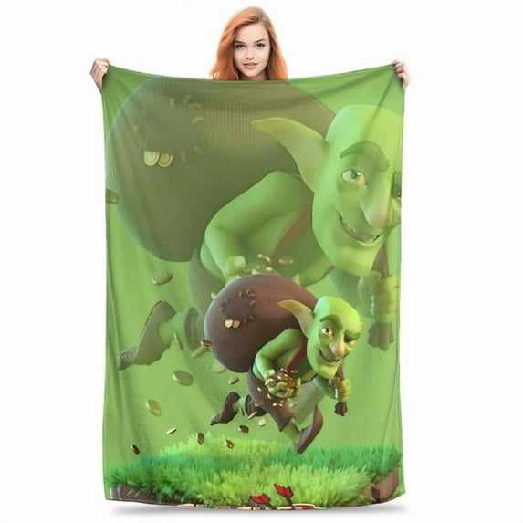 Clash Royale Game Super Soft Blanket Kids Plush Throw Blanket Street ...
