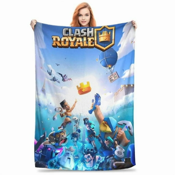 Clash Royale Game Super Soft Blanket Kids Plush Throw Blanket Street ...