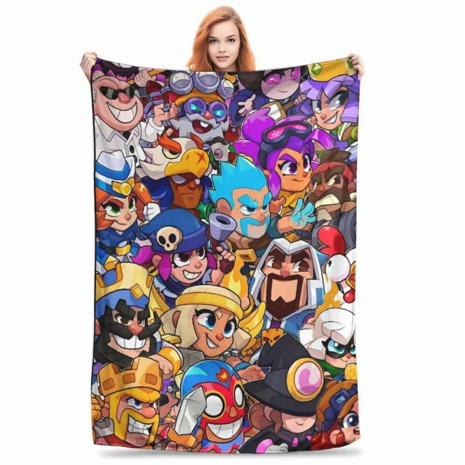Clash Royale Game Super Soft Blanket Kids Plush Throw Blanket Street ...