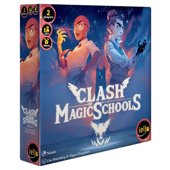 Clash of Magic Schools Fantasy Card Game, 2 Players - Walmart.com