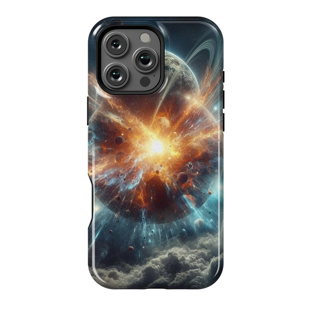 Clash of Planets Tough Case Cosmic Battle for Your iPhone 11-17 Series ...