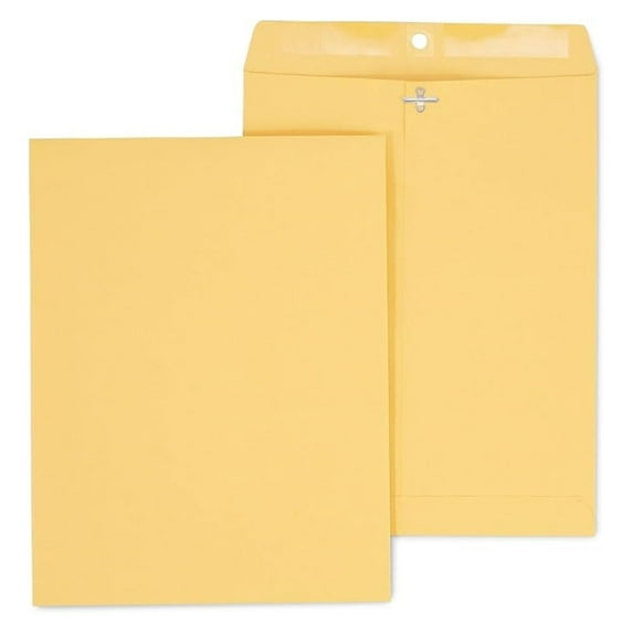 Clasp Close Envelopes, 10 x 13 Inch, Gummed Flaps, Great for Filing ...