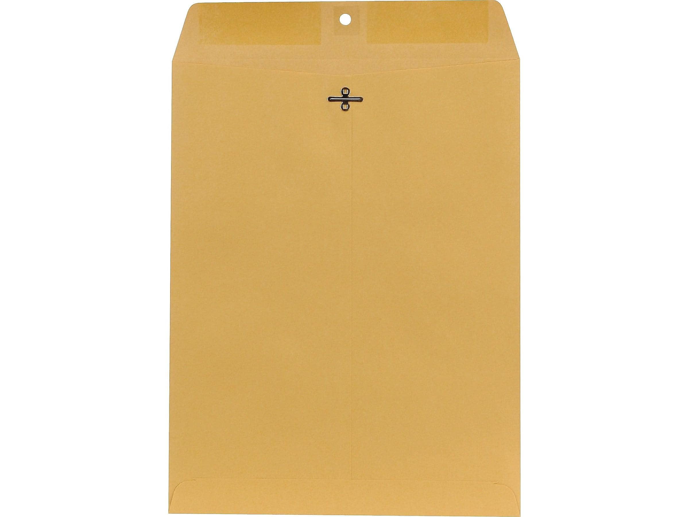 Clasp Closure Envelopes 10x13 Inch, Kraft Paper Catalog Mailers with ...