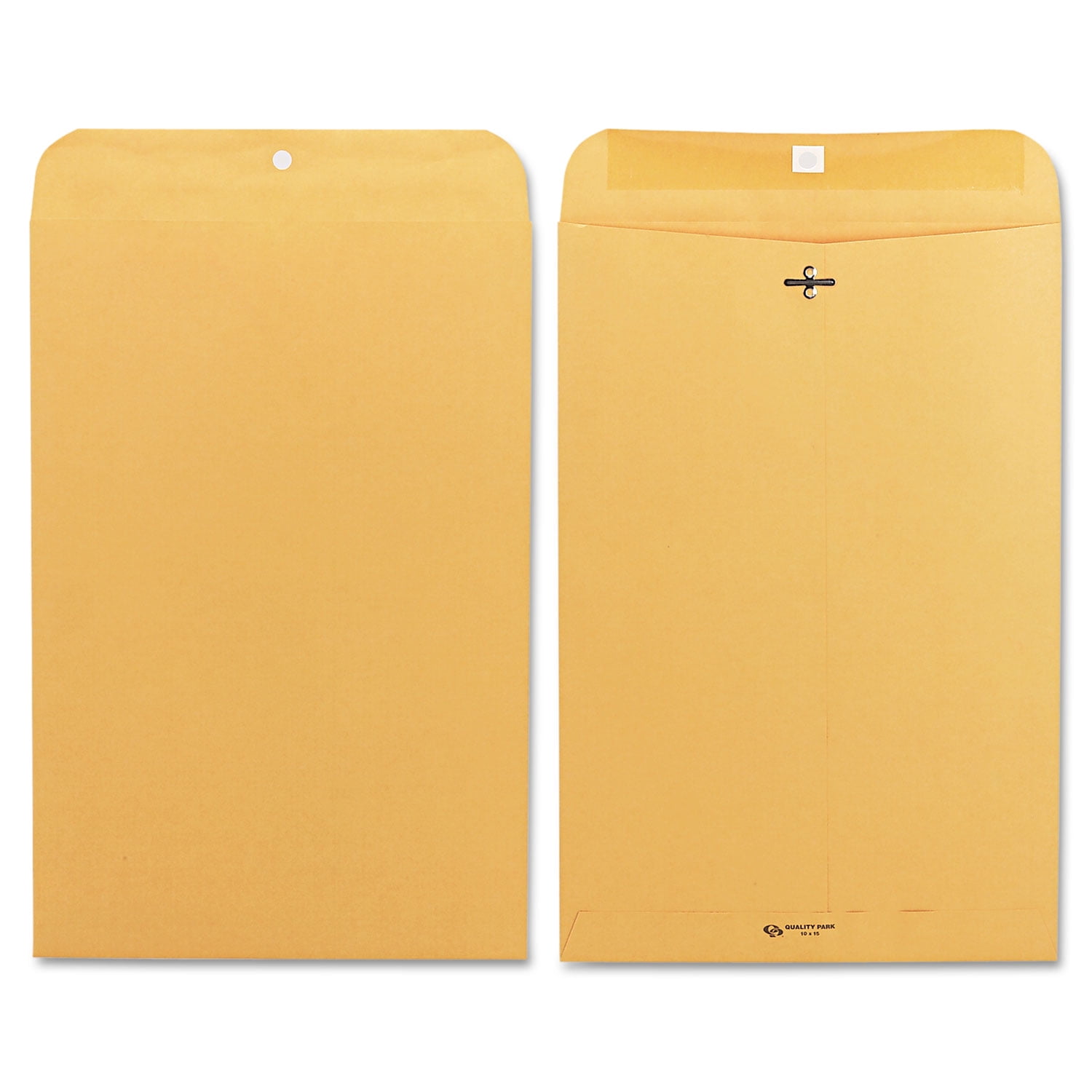 Quality Park Clasp Envelope 10 x 15 28lb Brown Kraft 100/Box 37898 ...