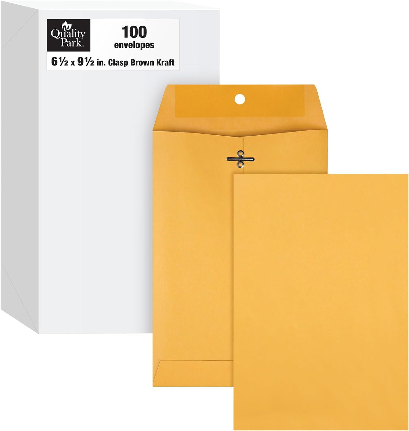 Clasp Envelopes, 6.5 x 9.5 Inch Brown Kraft Catalog for Mailing Small ...