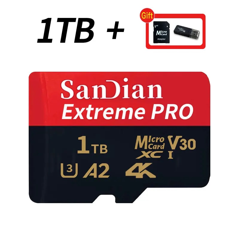 Class 10 mini sd memory card 128GB 512GB micro TF sd card 256GB 256GB ...