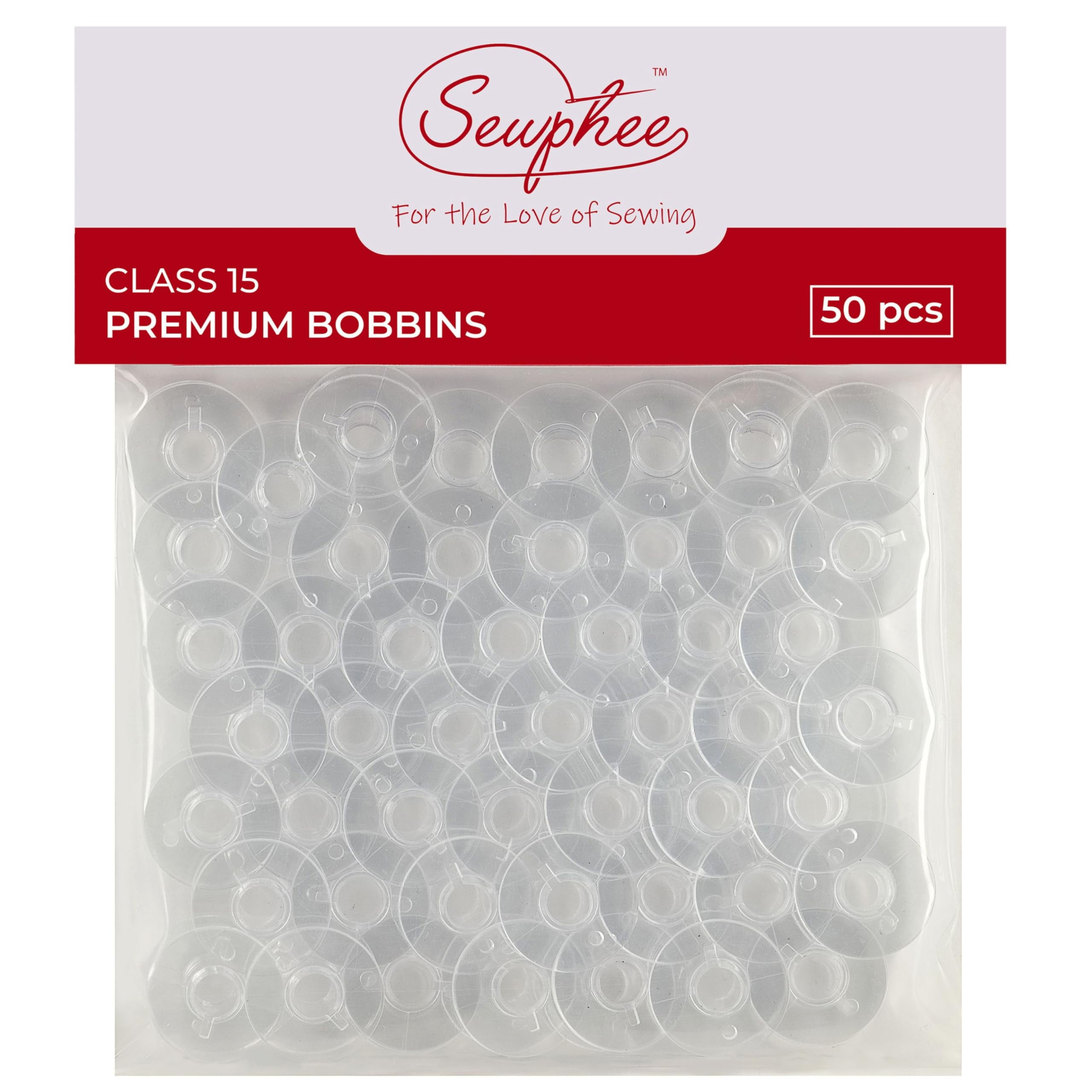 Class 15 Premium Sewing Bobbins - Compatible Sewing Machine Bobbins for ...