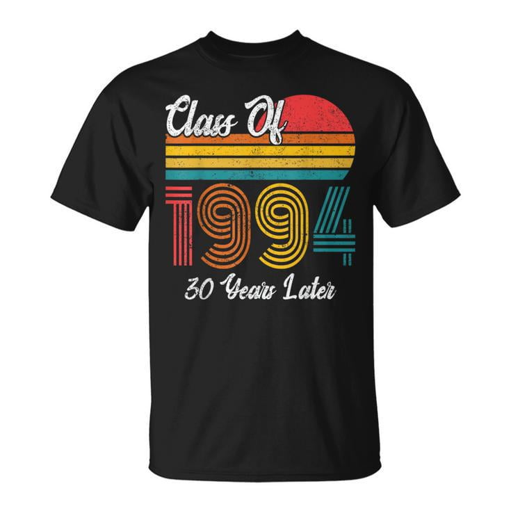 Class Of 1994 Reunion Vintage High School College Graduation T-Shirt ...