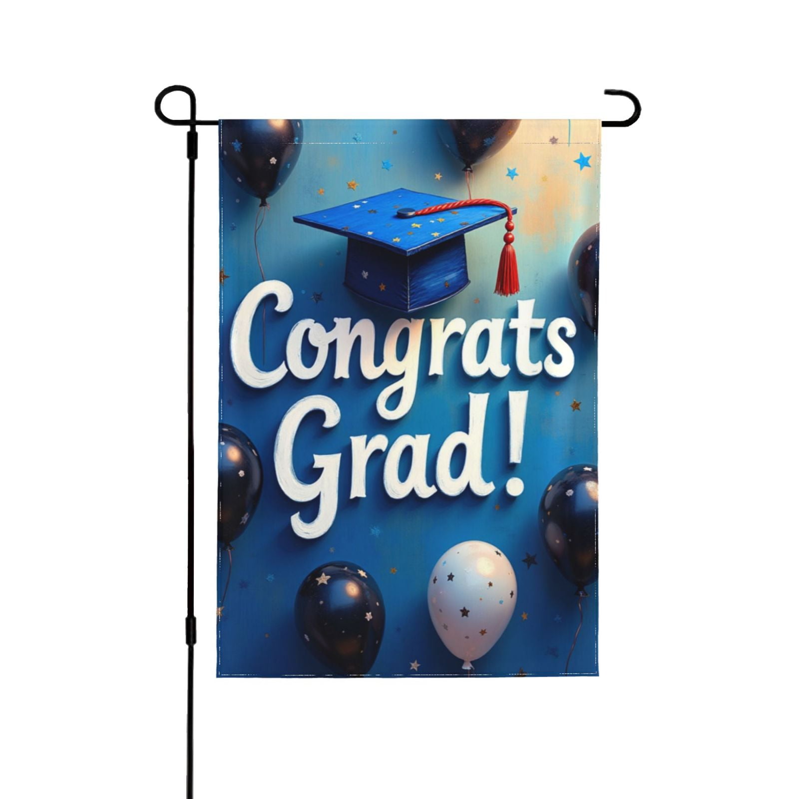 Class Of 2024 Congrats Grad Small Decorative Garden Flag, Blue ...