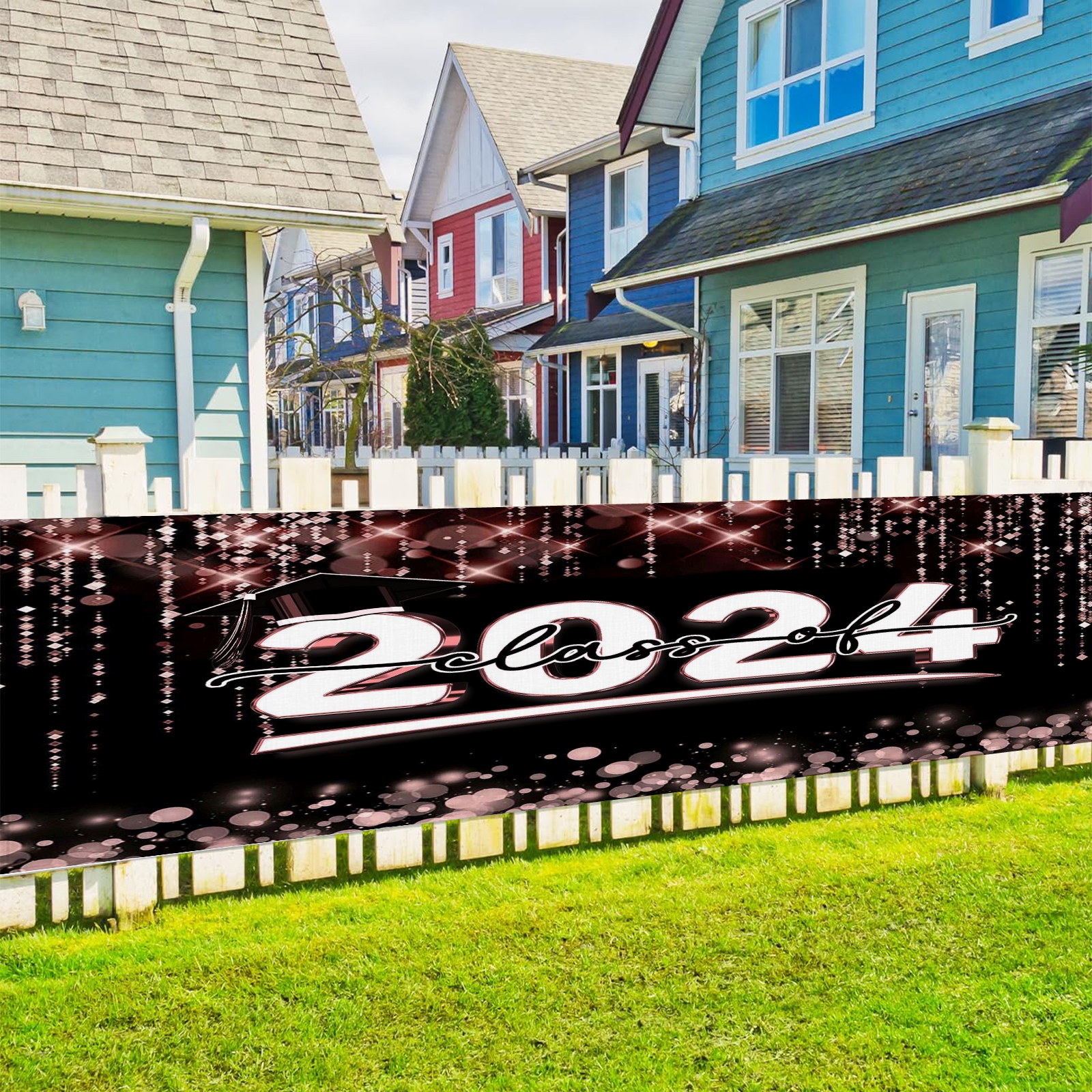 Class of 2024 Graduation Decorations ,2024 Graduation Porch Sign Door ...